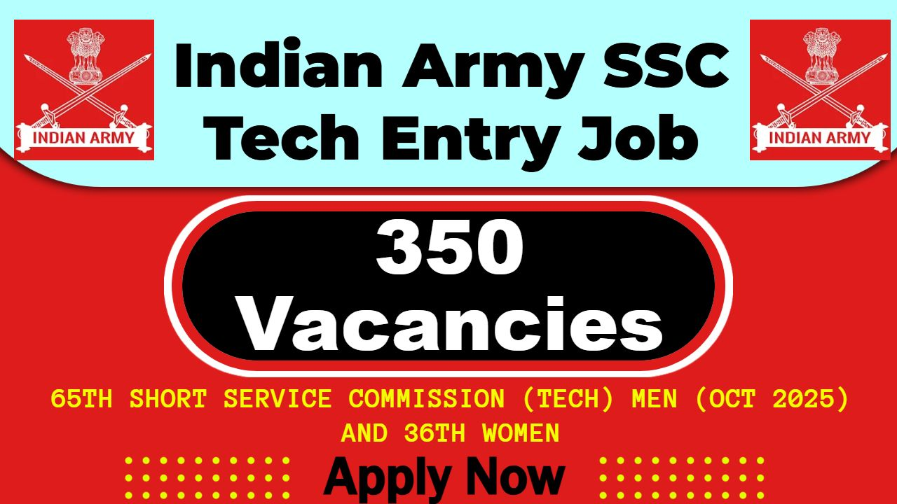 Indian Army: Technical Short Service Commission (SSC) Officer ...